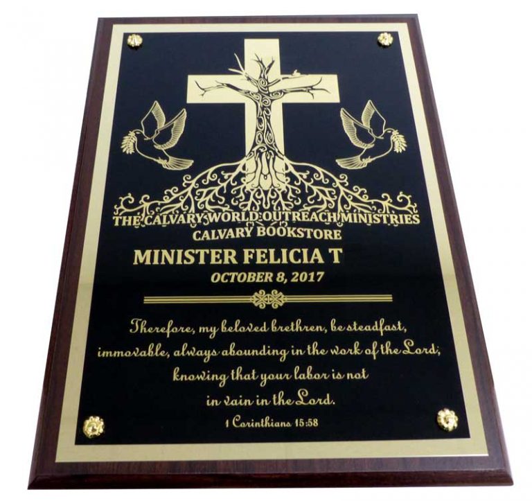 Church Award Faith Minister Plaque Kirche Trophy Center church-award-faith-minister-plaque-kirche-trophy-center