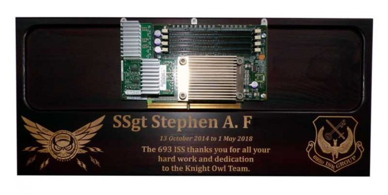 693-ISS-693-ISR-Plaque - Trophy Center | Trophy Center
